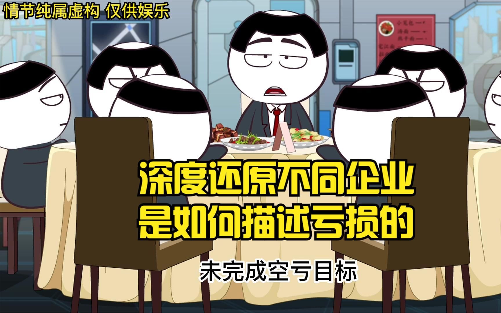 深度还原不同企业描述亏损