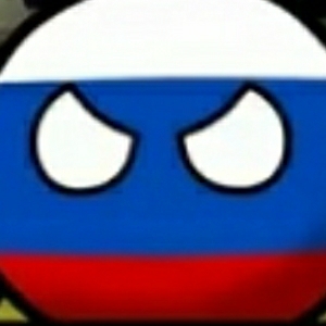 一只生气的俄罗斯球 