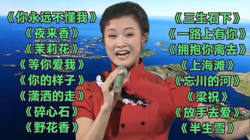 {你永远不懂我}{夜来香}{茉莉花}{等你爱我}{你的样子}