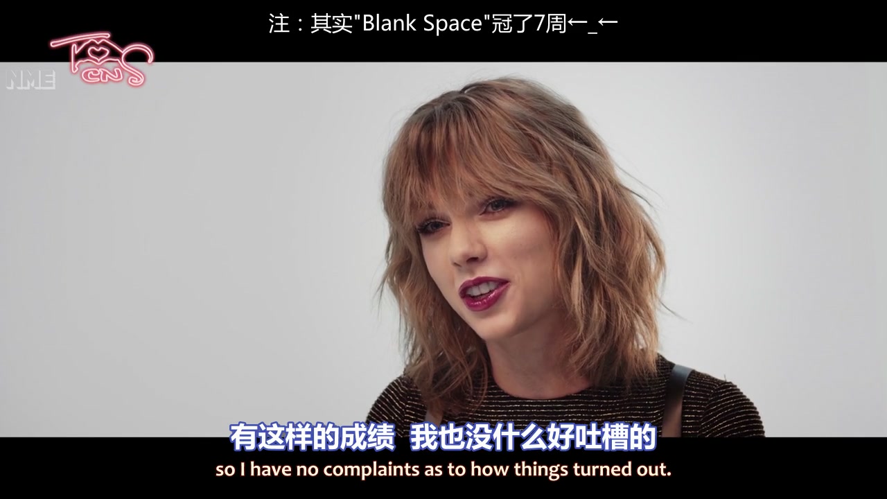 【TSCN】【中英字幕】Taylor Swift NME杂志幕后:如何写出热单Blank ...