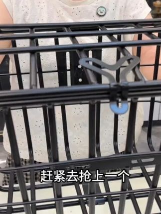 电动车后置车筐电瓶车储物头盔收纳东西车篮子放书包置物篮筐#电动...