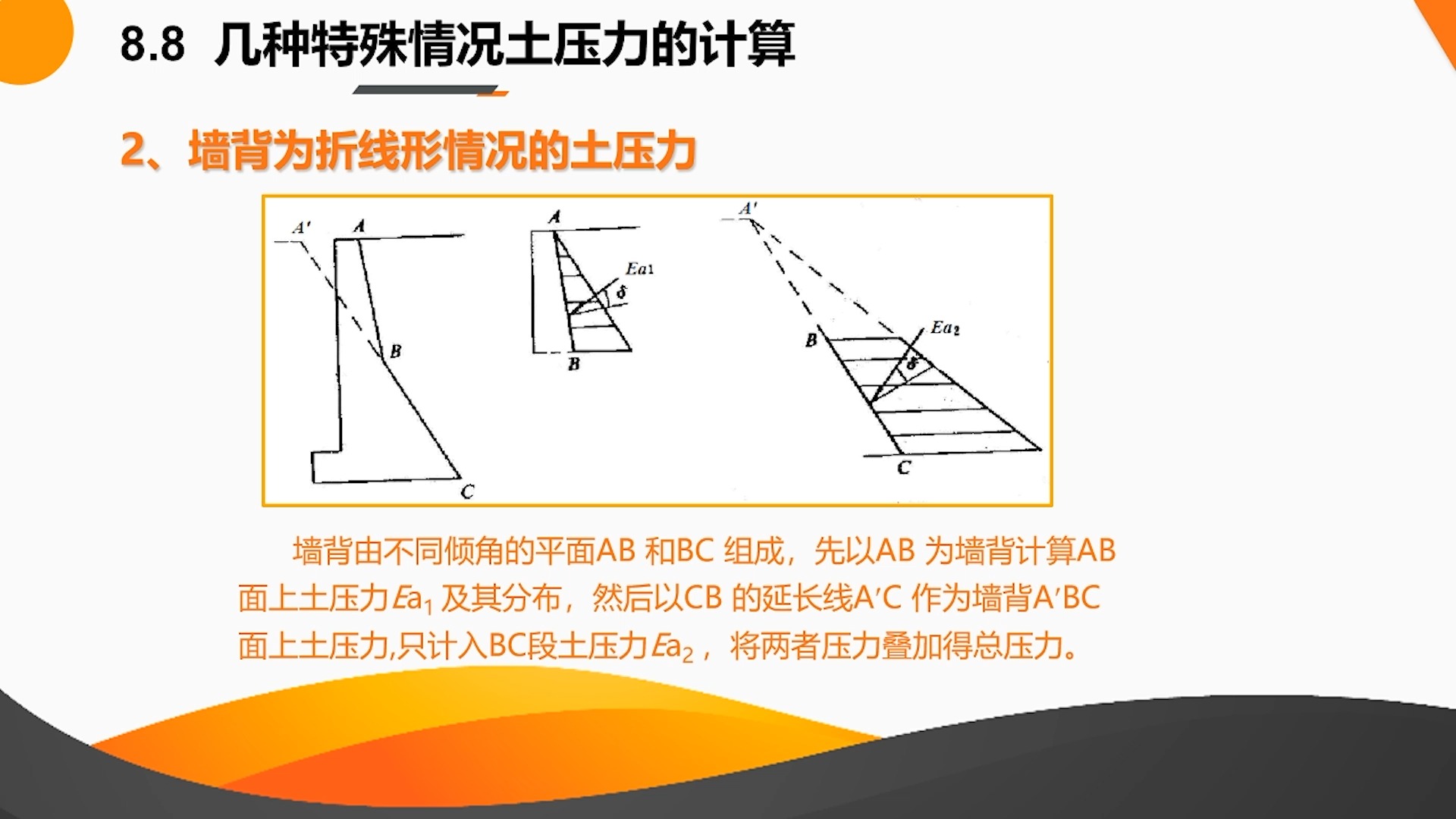 8-4几种特殊情况土压力计算