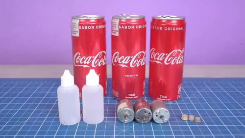 如何用易拉罐制作风力发电模型科技小制作科学验物理验创意手工科普...