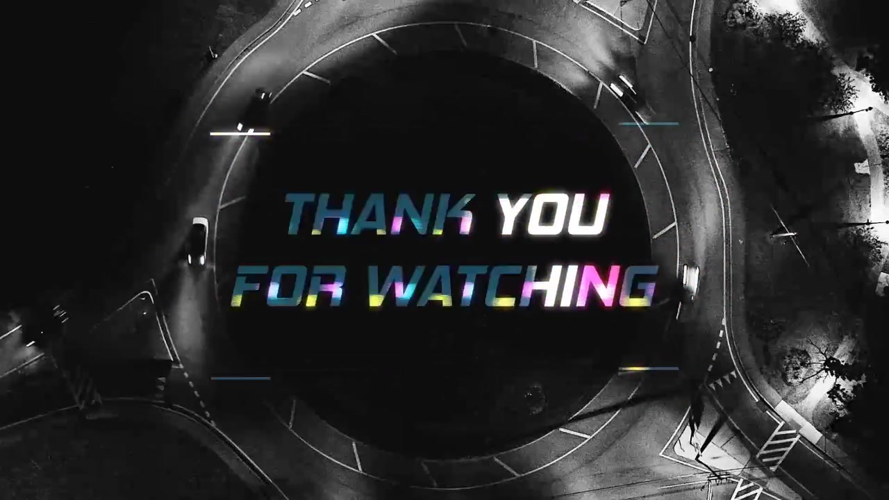 彩色信号故障损坏文字标题动画AE模板