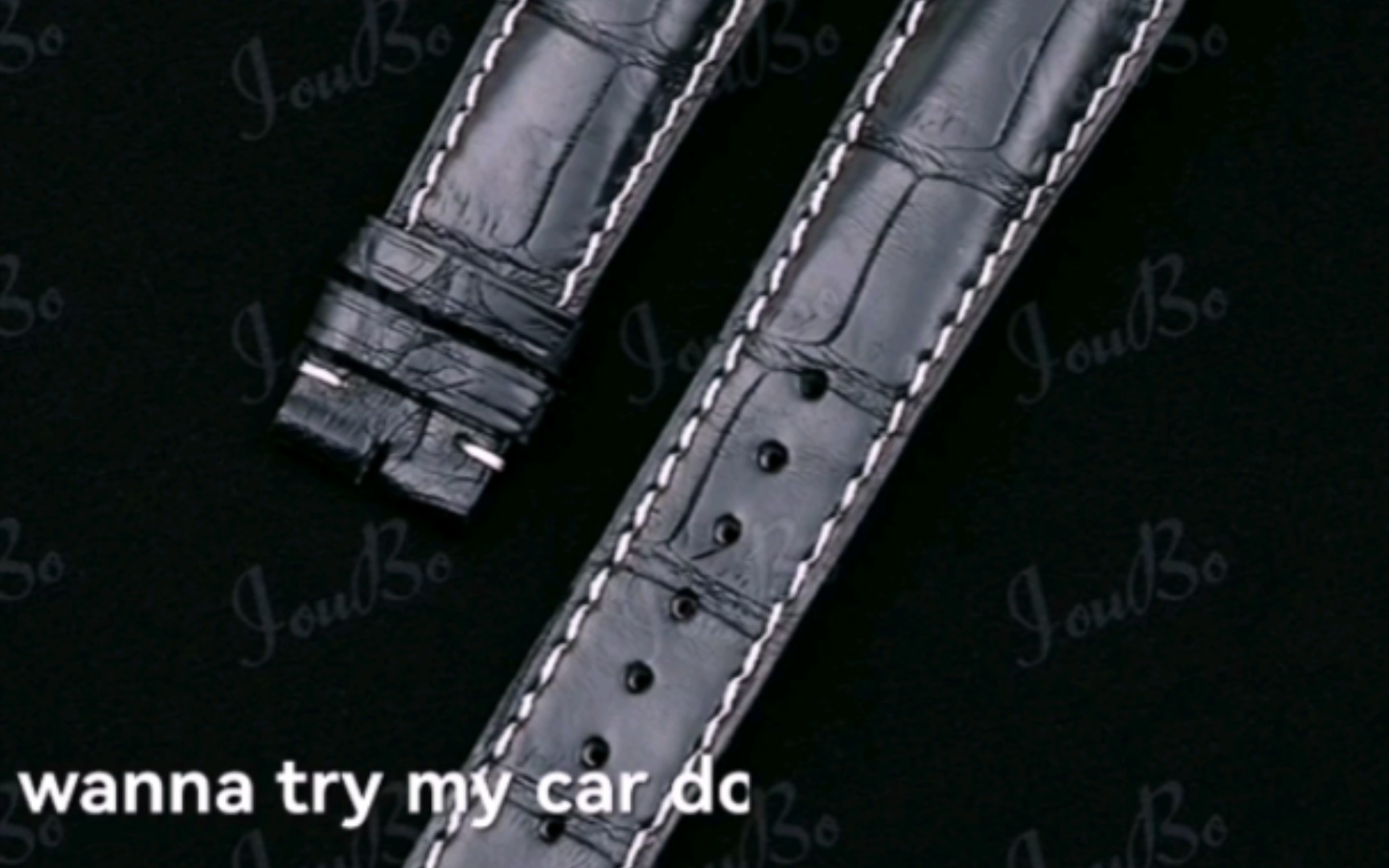 手工定制鳄鱼皮表带~~浪琴系列