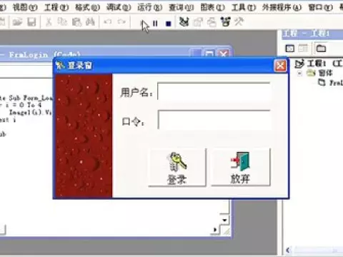 Visual Basic程序设计 实例精讲 登陆验证程序