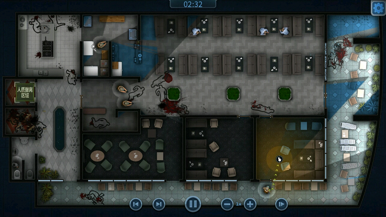 【破门而入】水管枪系列极限挑战第一期—四人Veterinary手枪无伤...