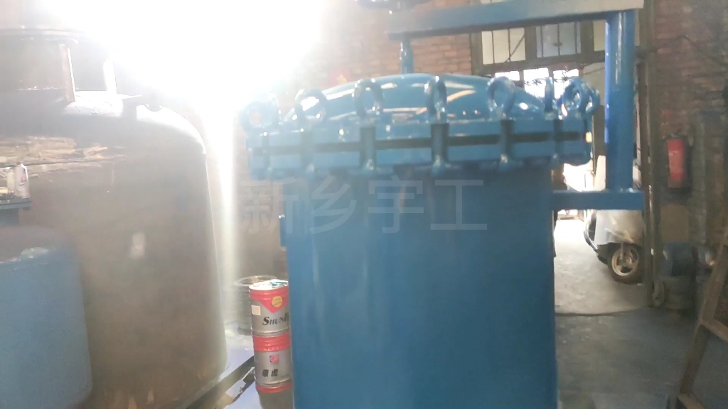 袋式过滤器-精密过滤器-手摇多袋碳钢不锈钢井水灌溉泥沙处理器-新乡...