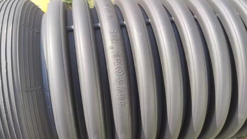 河财管道~~HDPE ID400 SN8波纹管配套安装。#质量第一 #实体厂家