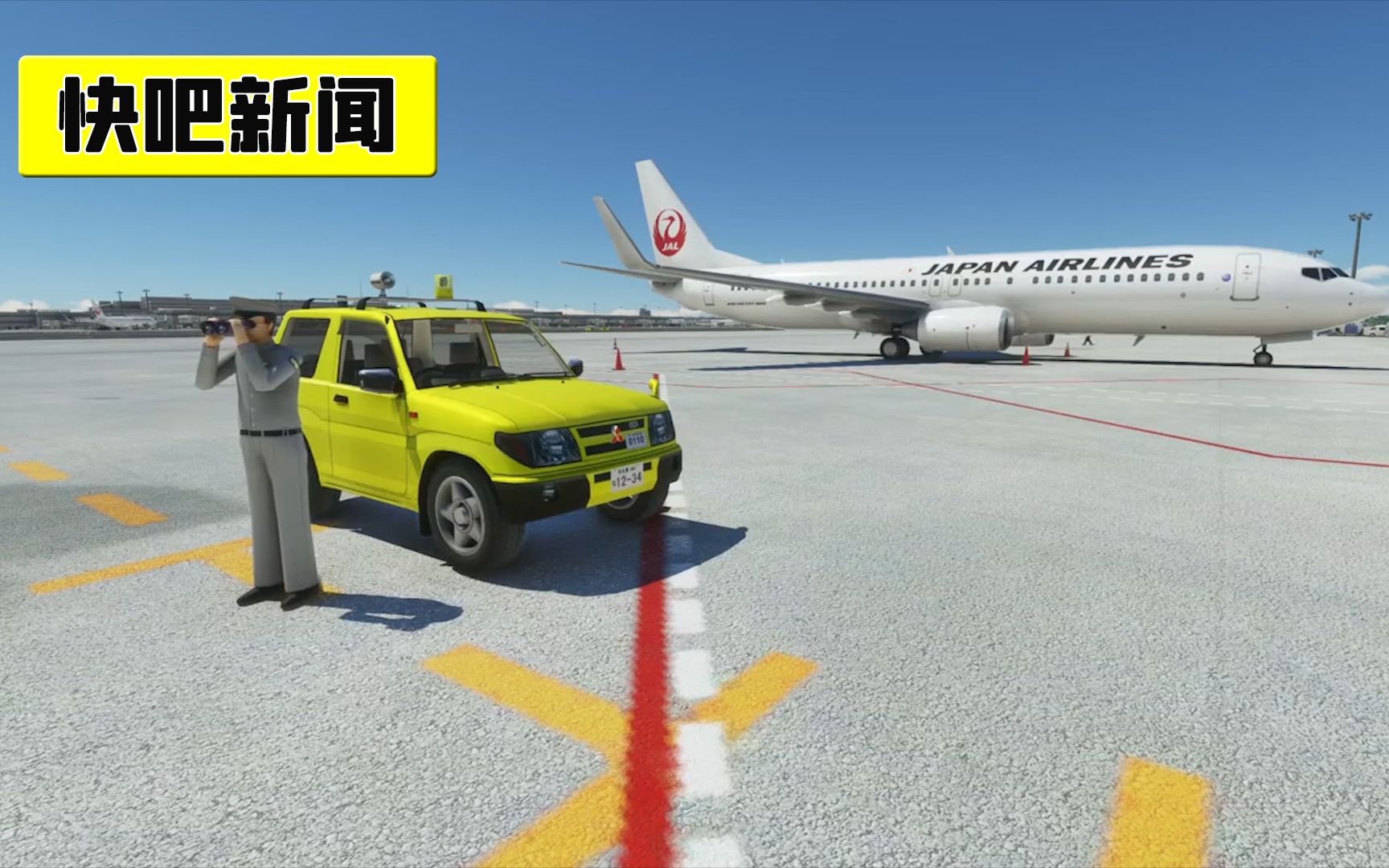 《微软模拟飞行》开车MOD 驾驶汽车逛机场