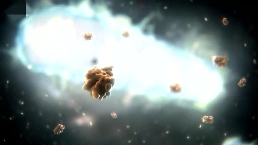 真实的场景,带你看看人体细胞与病毒的大战。