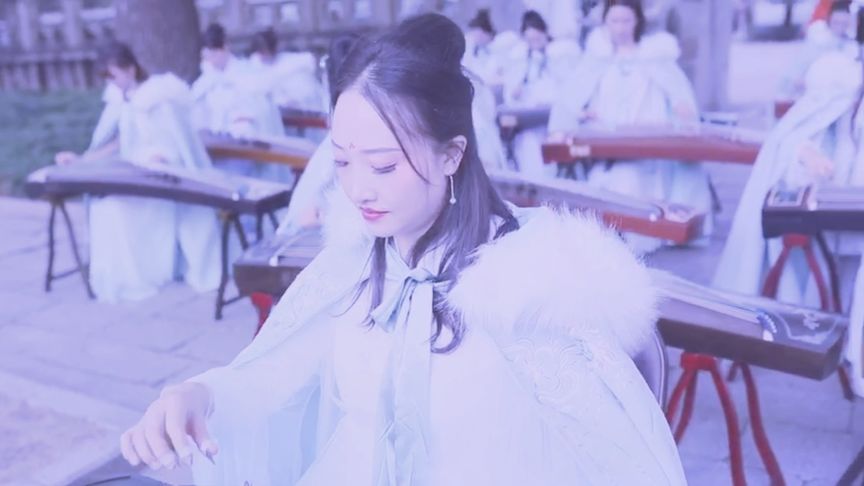 在孔夫子门口,歌颂传统文化 ,传承经典民乐