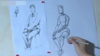 简单人物速写图片大全 简单铅笔画图片大全 速写入门