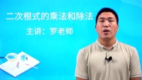 湘教版初中数学八年级上册 第24集 二次根式的乘法和除法