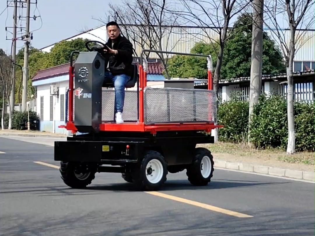 电动轮式果园作业平台才是代替传统果园人工采收的利器