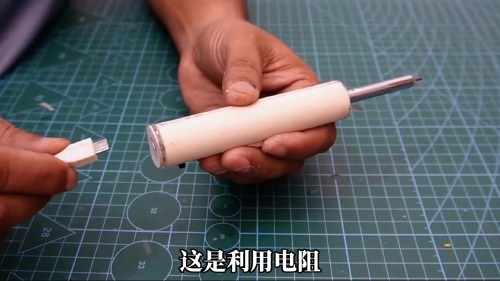 用绕线电阻低成本制可充电电烙铁户外使用太方便了