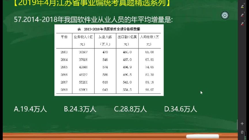 江苏的年均增长量计算,很与众不同～#事业编 #公务员