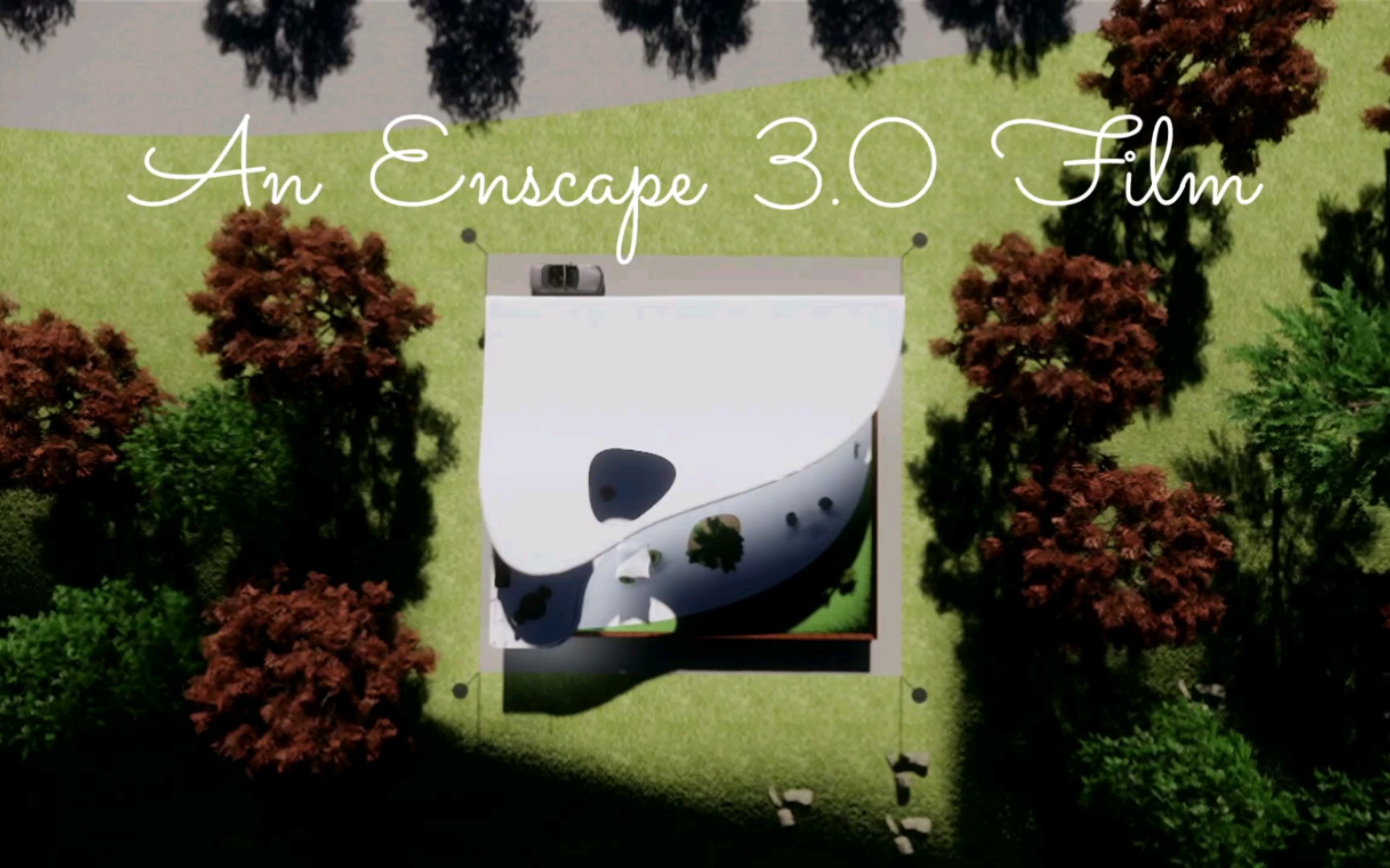 【Enscape渲染动画】住宅设计—流动的线条