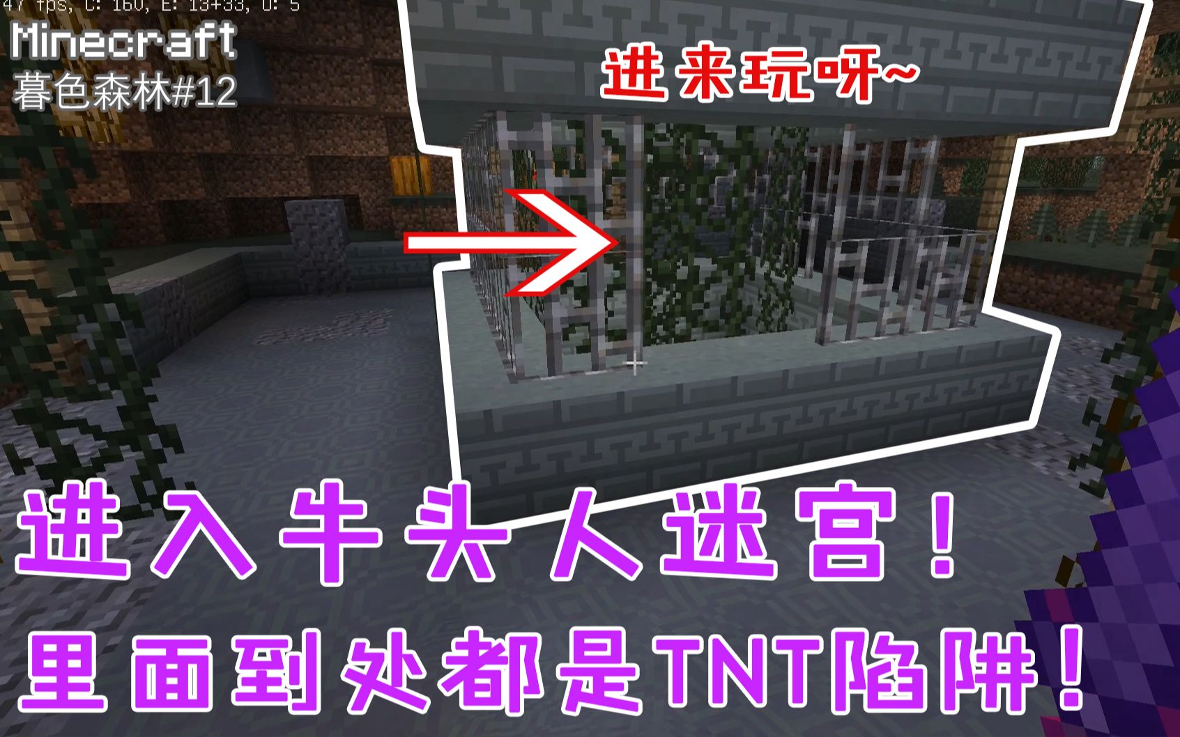 我的世界暮色之旅12:到达沼泽,进入迷宫!被一层绕的晕头转向!