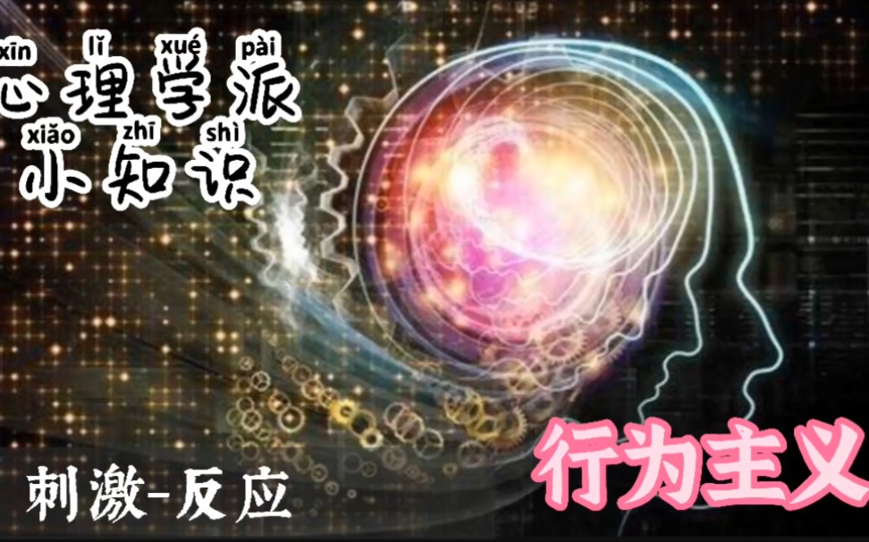 心理学派小知识—行为主义(刺激-反应模式)