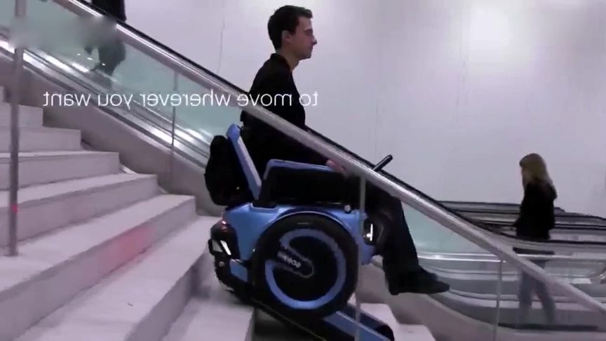 自己动手不需要求人,可爬楼梯上公交的黑科技电动轮椅!