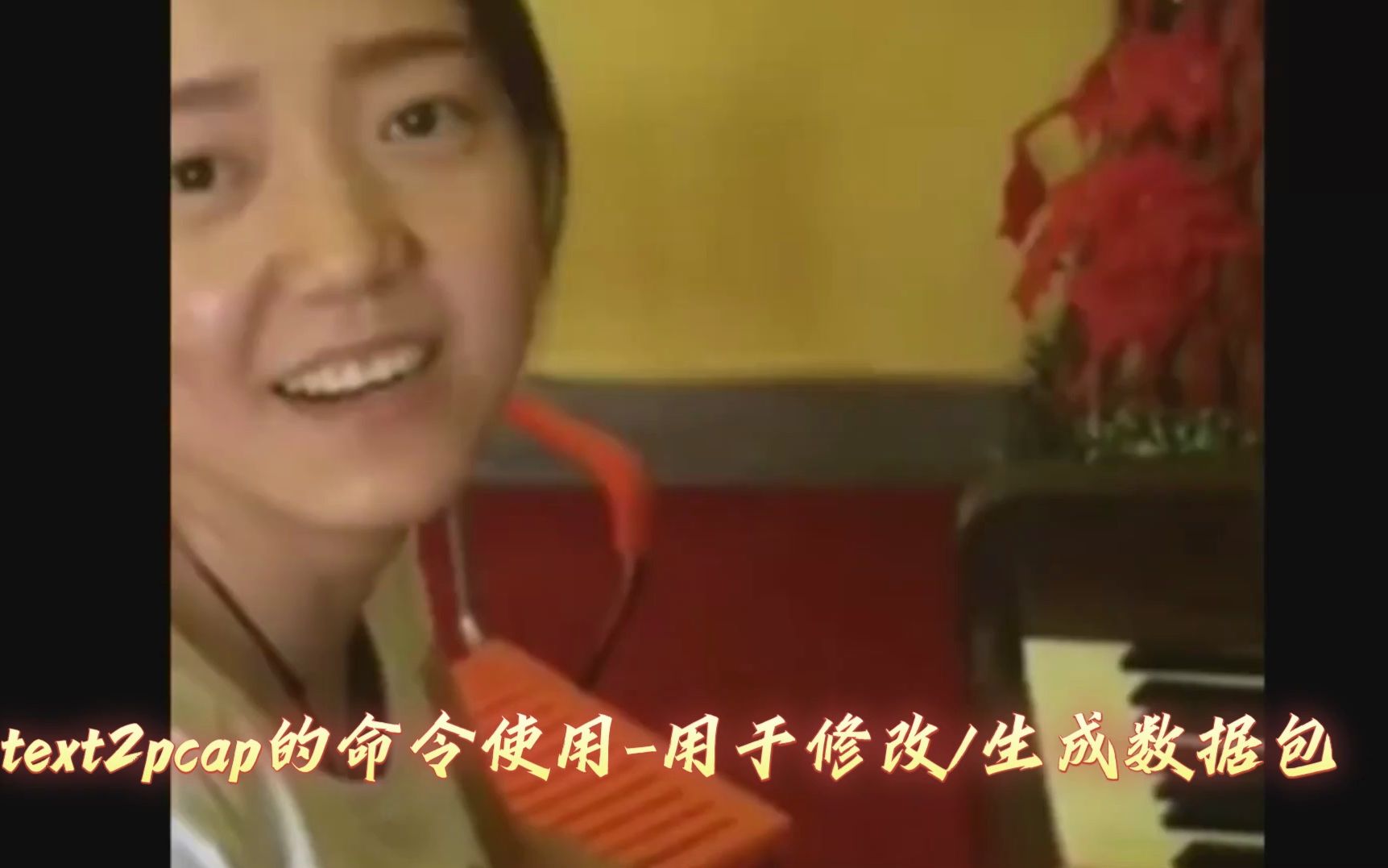 text2pcap的命令使用-用于修改生成数据包