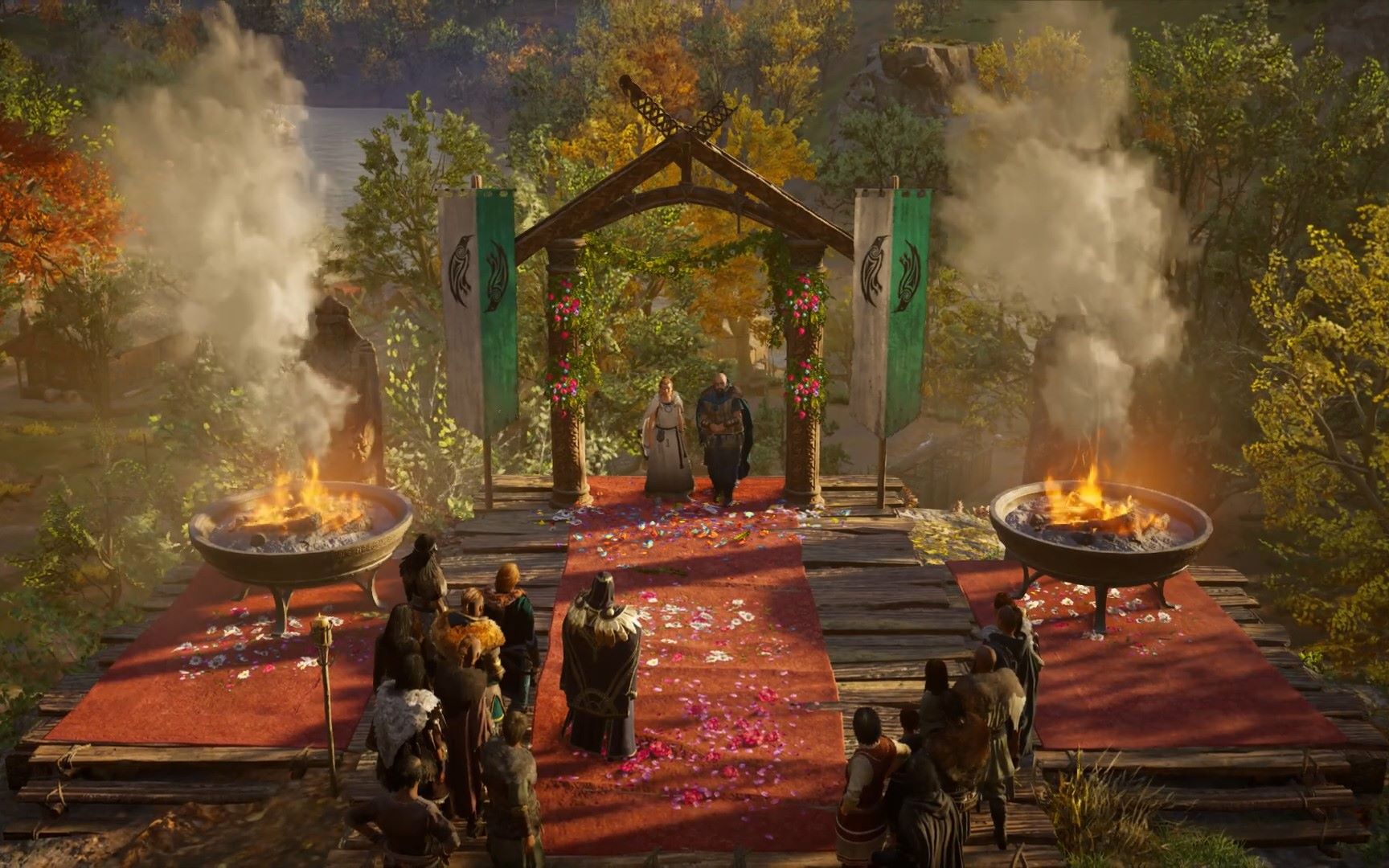 【刺客信条:英灵殿】爱情线结局:熔炉与火焰