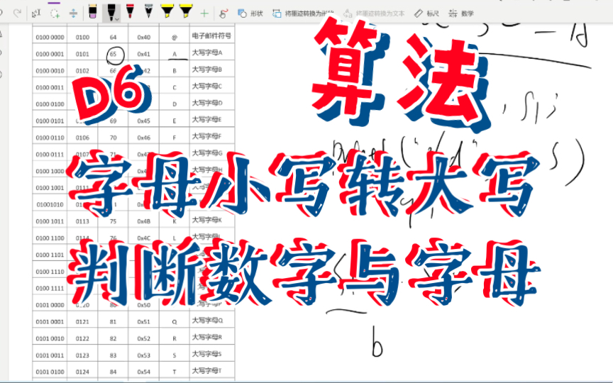 算法攀登6,大小写转换,判断数字与字母字符