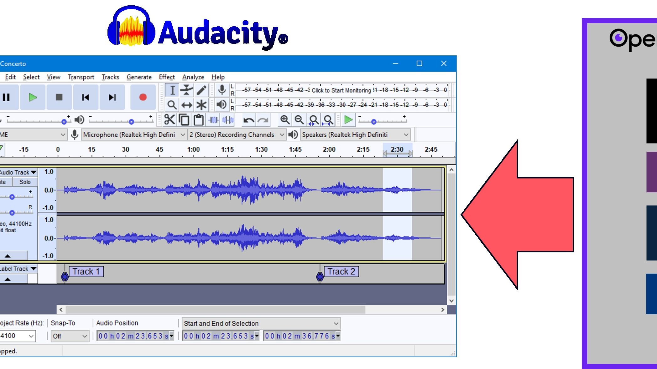 ...软件Audacity也能使用AI工具啦!openvino-plugins-ai-audacity安装演示