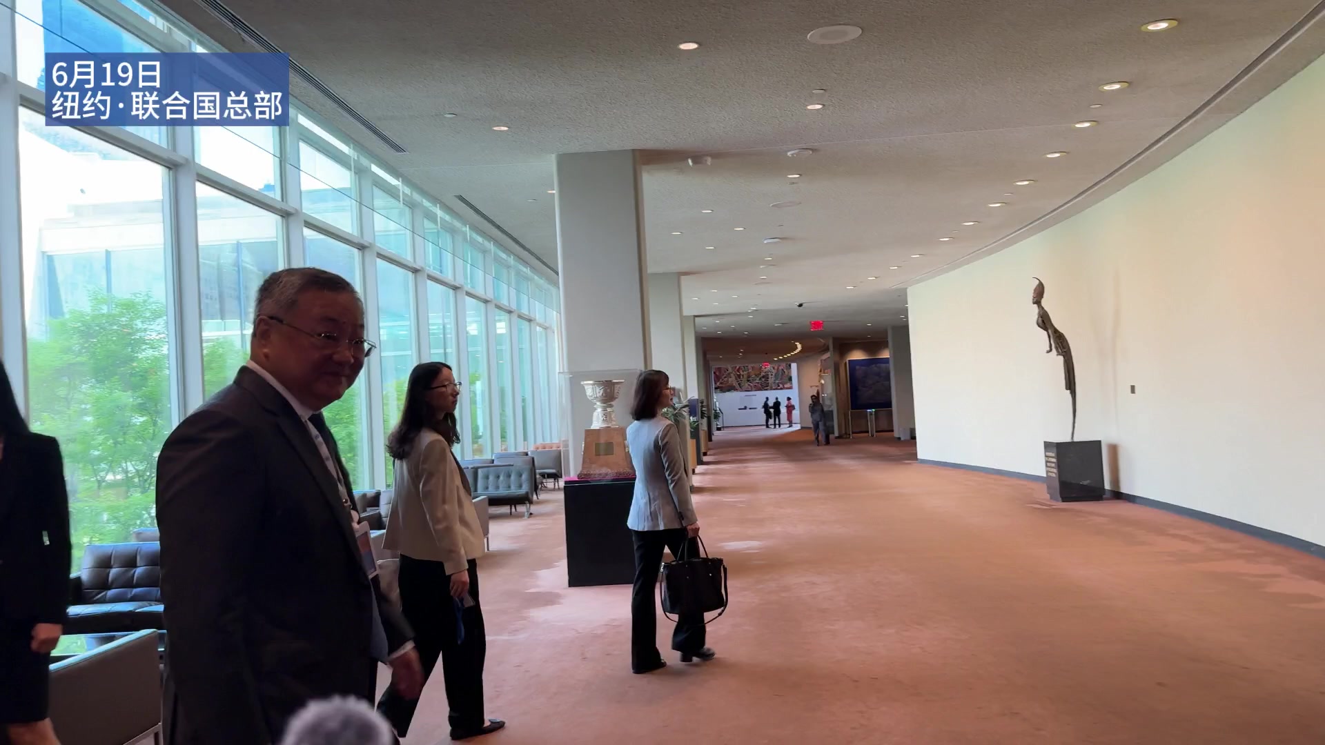 傅聪:希望美不要介入以伊冲突 6月19日,中国常驻联合国代表傅聪在...