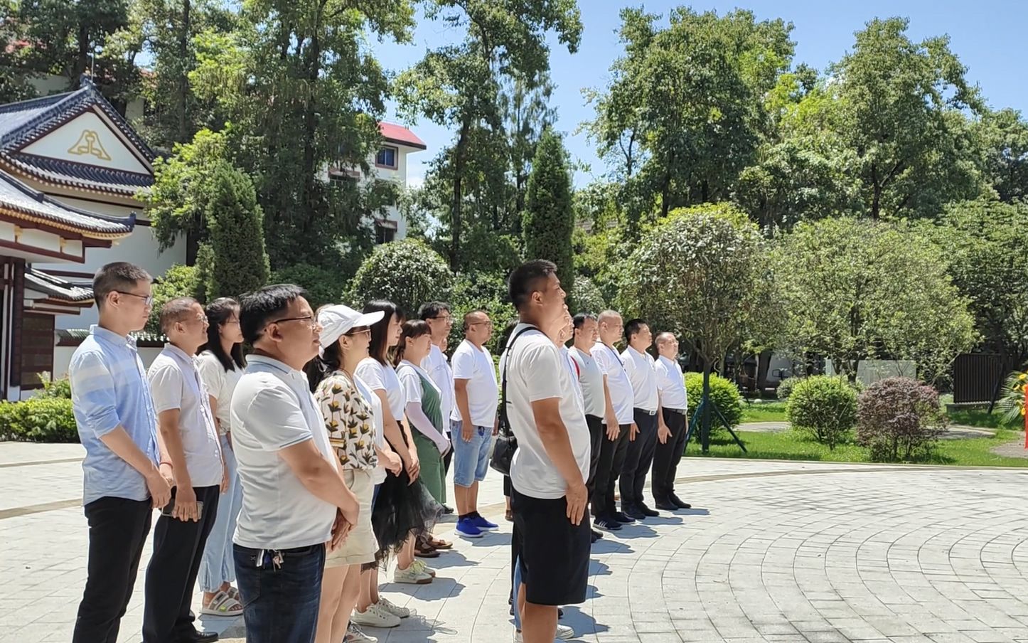 三台一中2021年江油王右木纪念馆主题党日活动