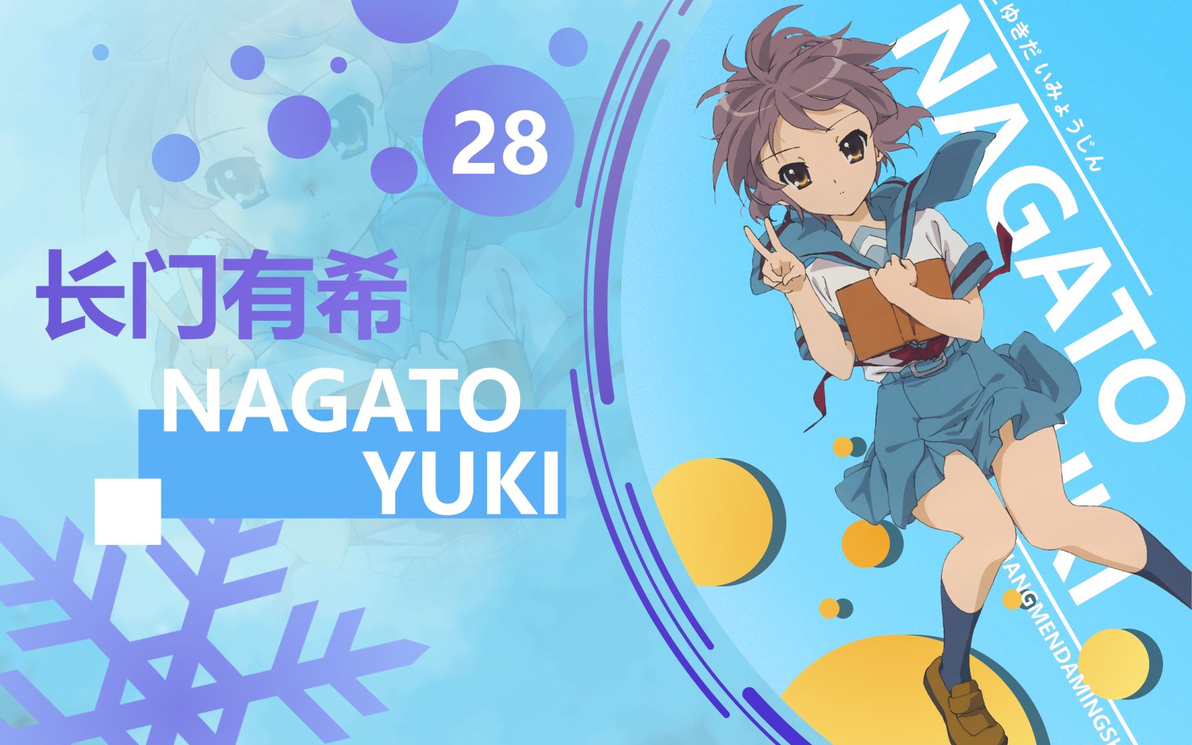【京阿尼人物志28】长门有希——沉默寡言的观测者