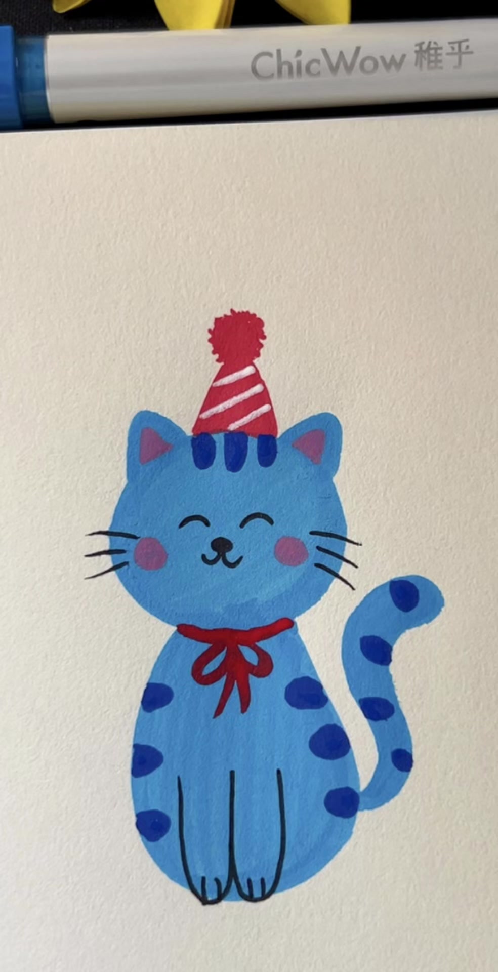 画猫咪 #儿童简笔画 #简笔画教程