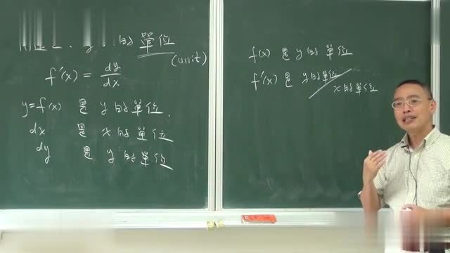 跟着单老师学习微积分11 导数的单位与速度含义