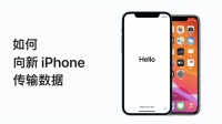 如何向新 iPhone 传输数据