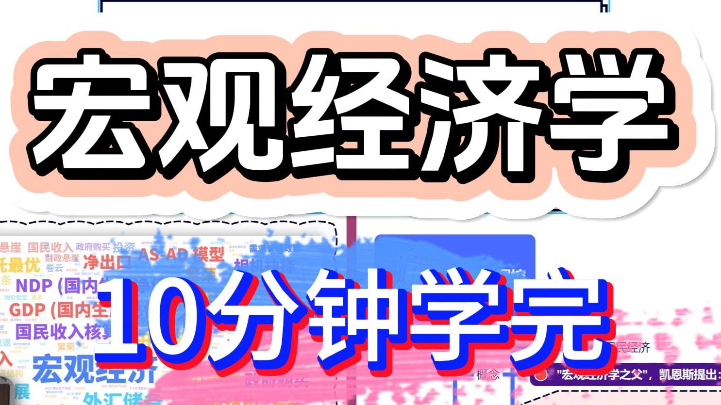 【宏观经济学】10分钟学完,思维导图笔记