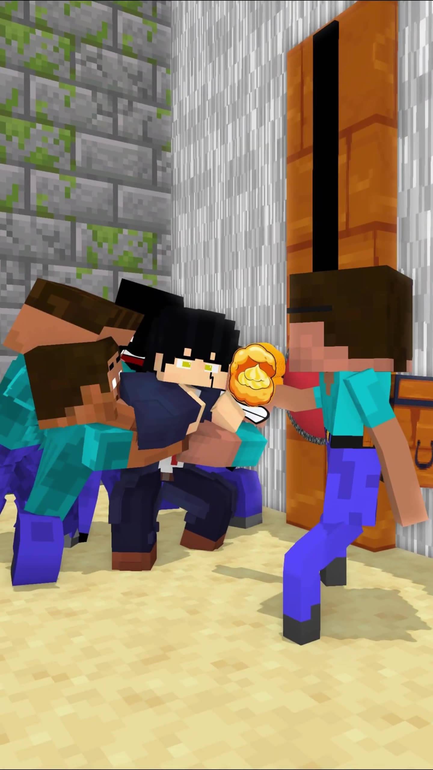 我的世界:他们谁能打开这个大门呢?