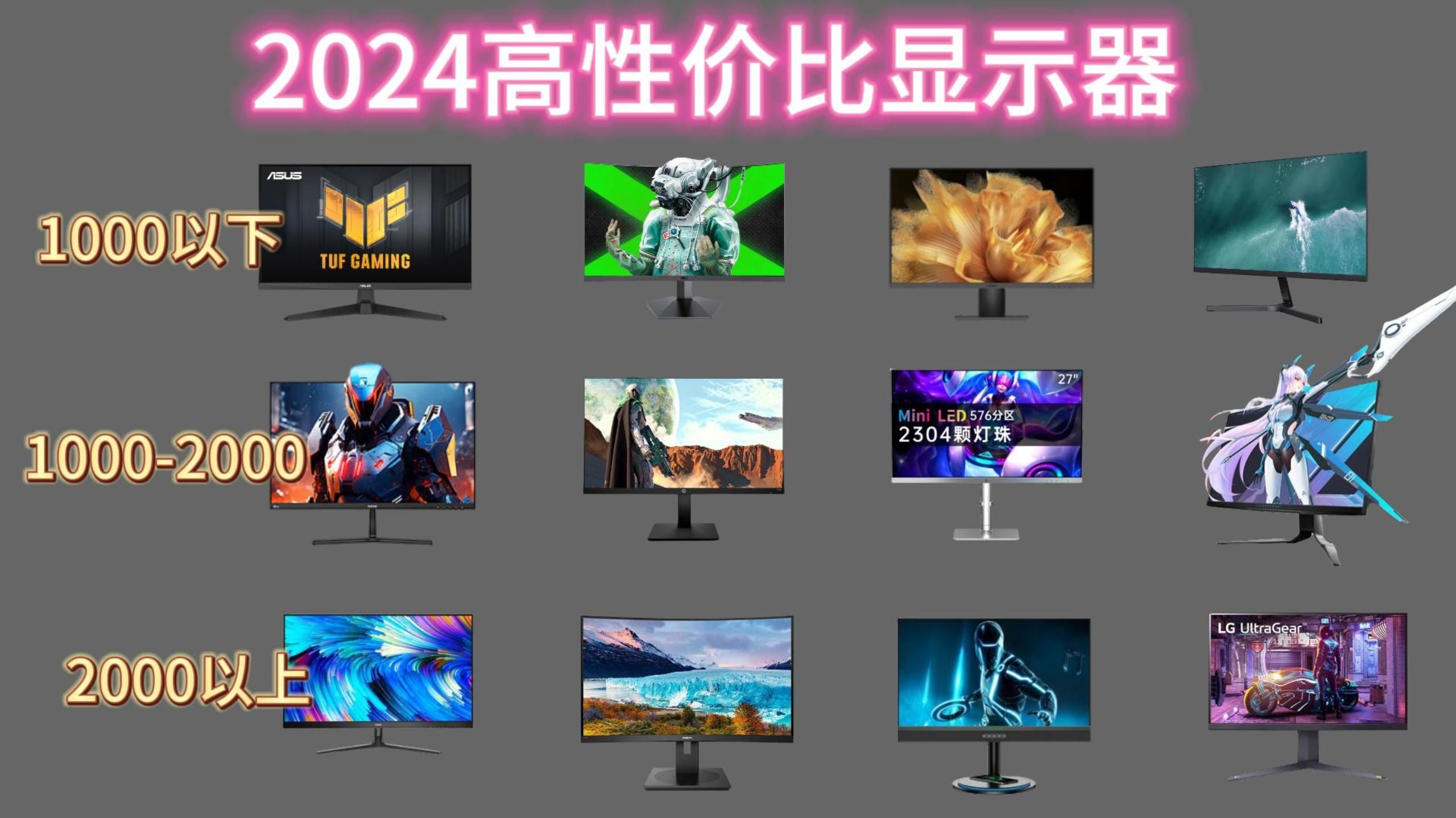 ...电脑显示器推荐,办公设计,游戏显示器推荐!飞利浦/泰坦军团/AOC/...