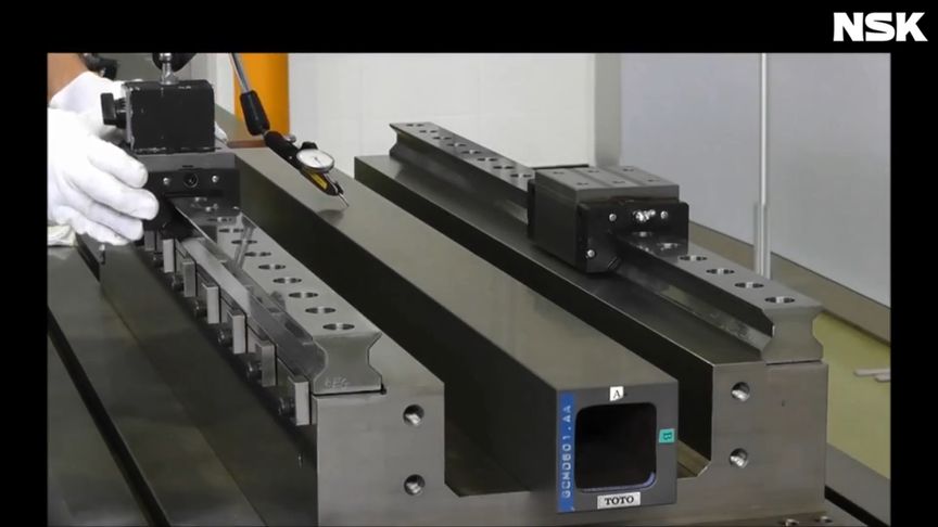 NSK都你如何安装直线导轨