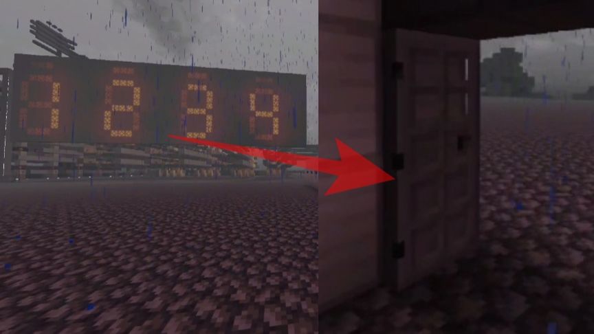 【我的世界】四位数密码门 - 可改密码