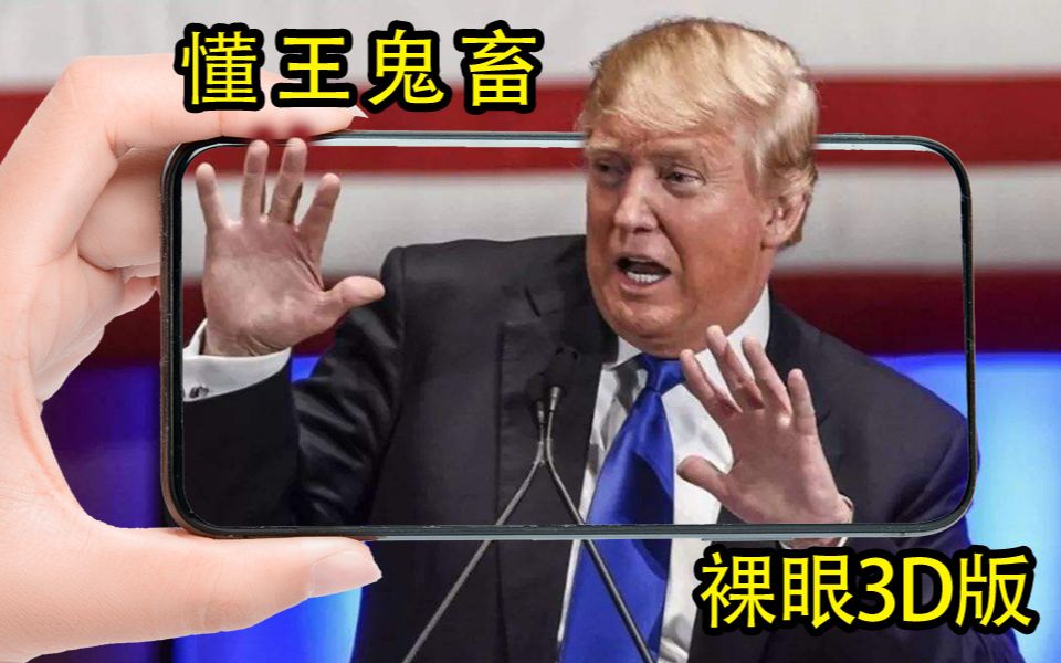 【裸眼3D】油管上一个亿的特朗普的鬼畜,xsw