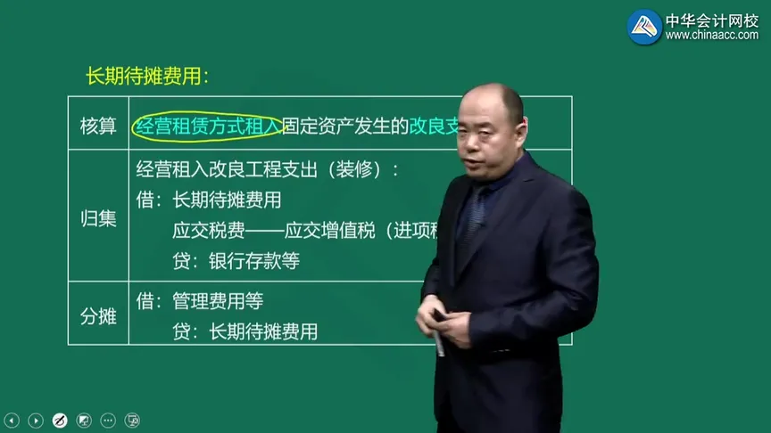 初级会计师考试 长期待摊费用精讲