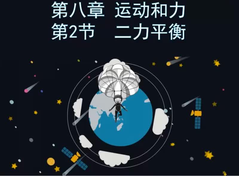 八年级物理下册在线课堂:8-2二力平衡新课课堂实录(力运互推,理性光辉!)