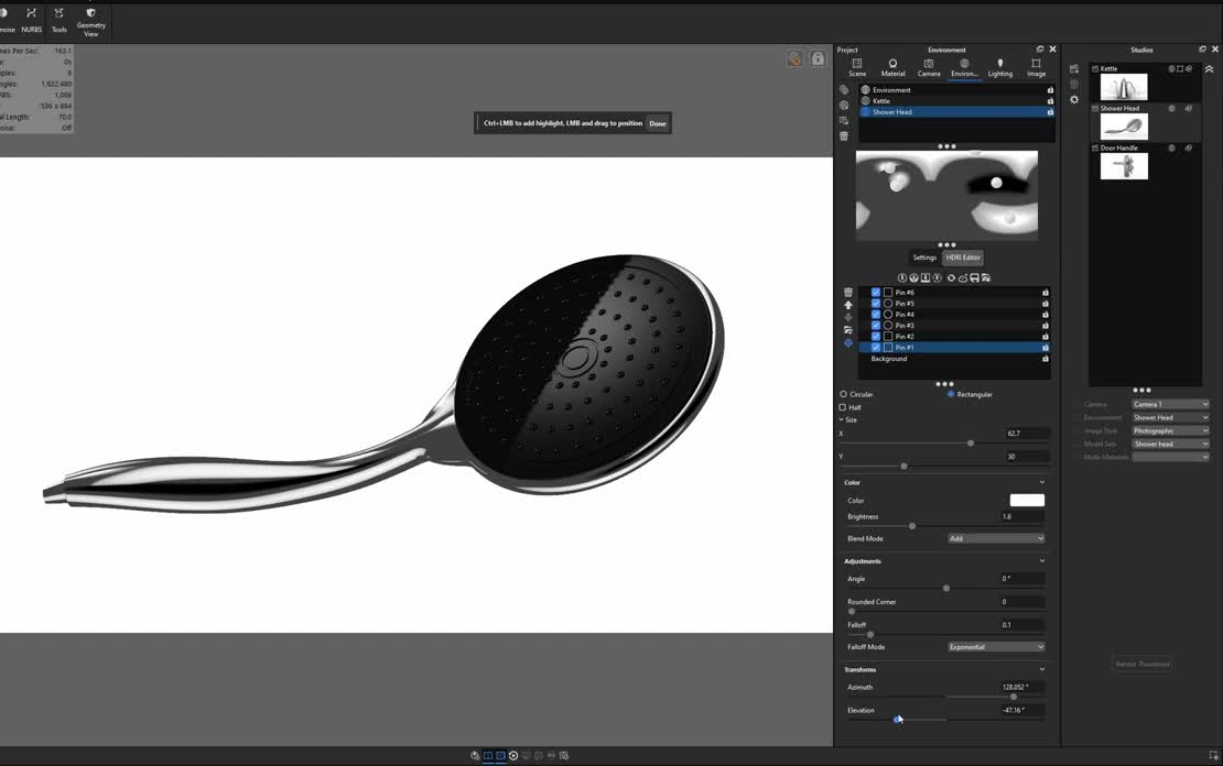 【KeyShot如何渲染铬金属吗?】How to Render Chrome Metal in KeyShot