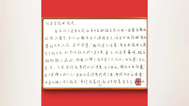 硬笔行书《红楼梦》130