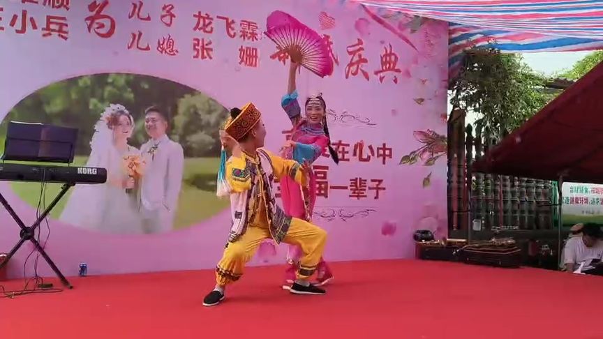 张家界地方戏曲花灯《放风筝》#永定旅游推荐官 #打卡西溪坪