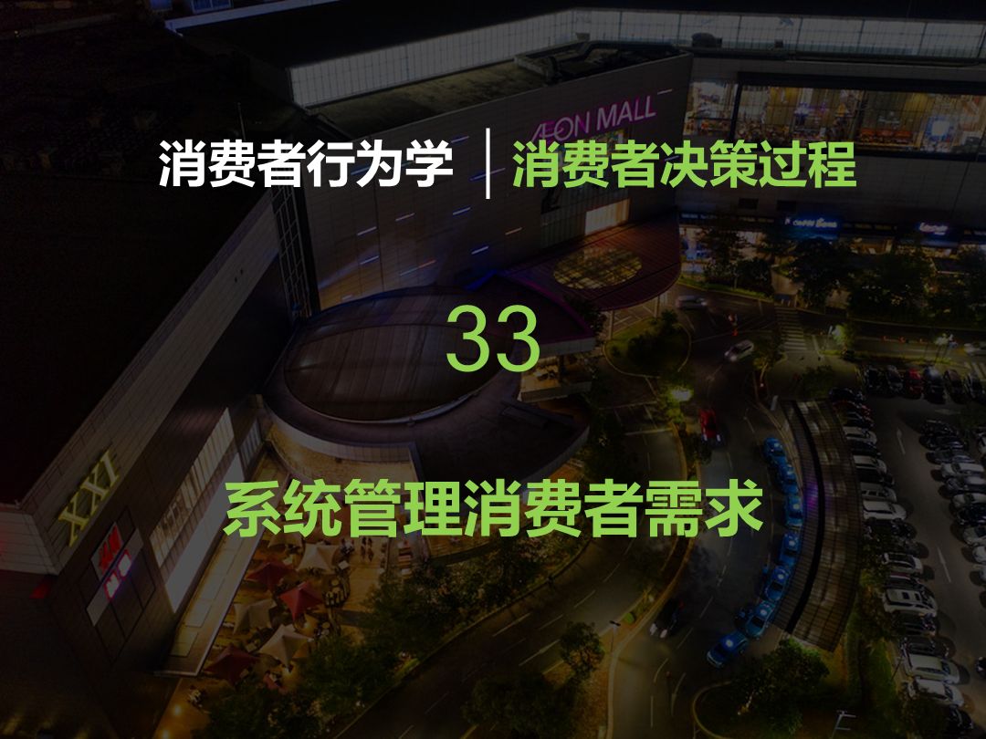 33:系统管理消费者需求