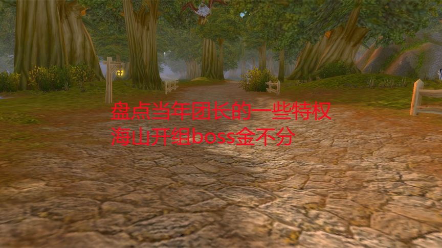 魔兽世界怀旧服:盘点当年团长的一些特权,海山开组,boss金不分