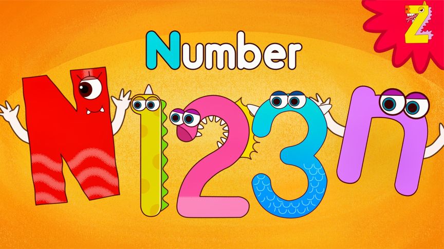 字母N英语儿歌 | 1234567890,我是数字Number的N!