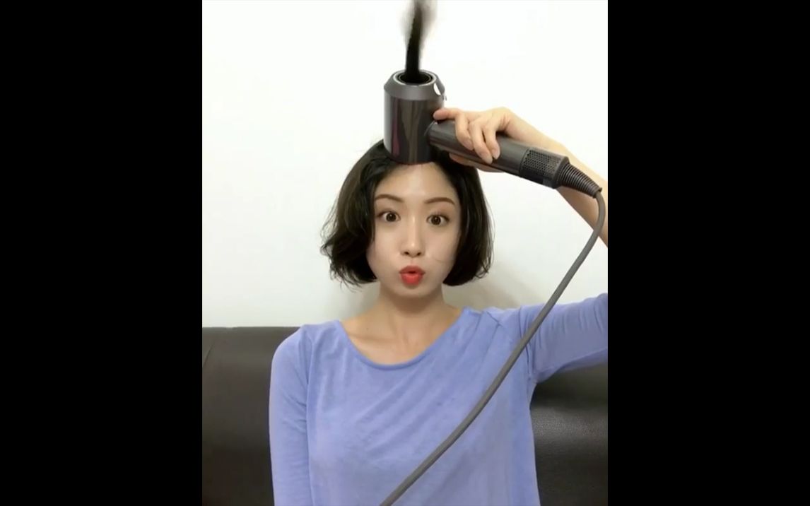 学到了戴森吹风机的正确使用方法!